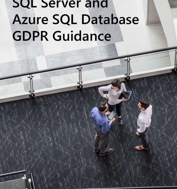 SQL Server And Azure SQL Database GDPR Guidance Intrious