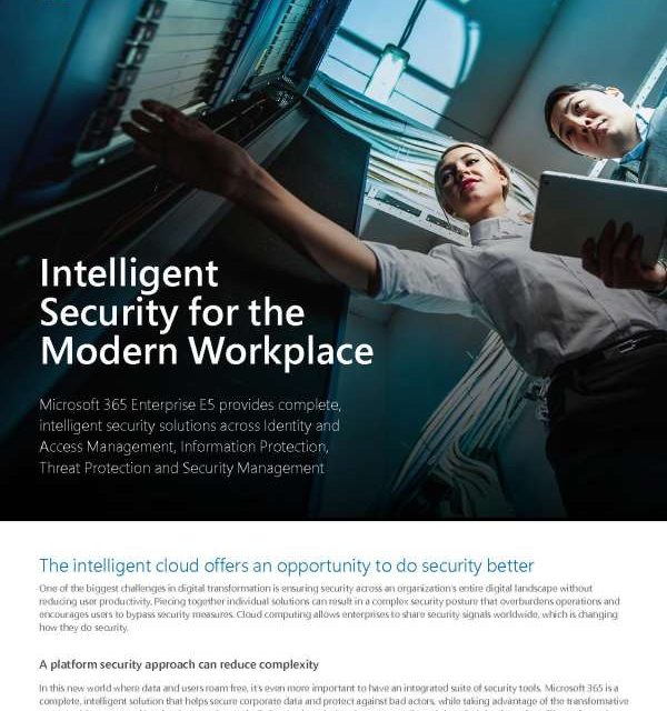 Intelligent security for the modern workplace - Intrious