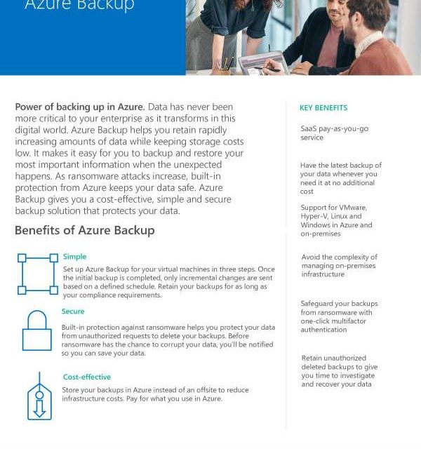 Azure Backup datasheet - Intrious