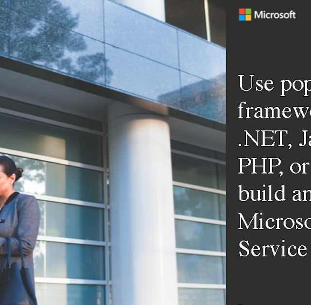 Use Popular Frameworks Like Net Java Ruby Php Or Python To Build And Deploy With Microsoft